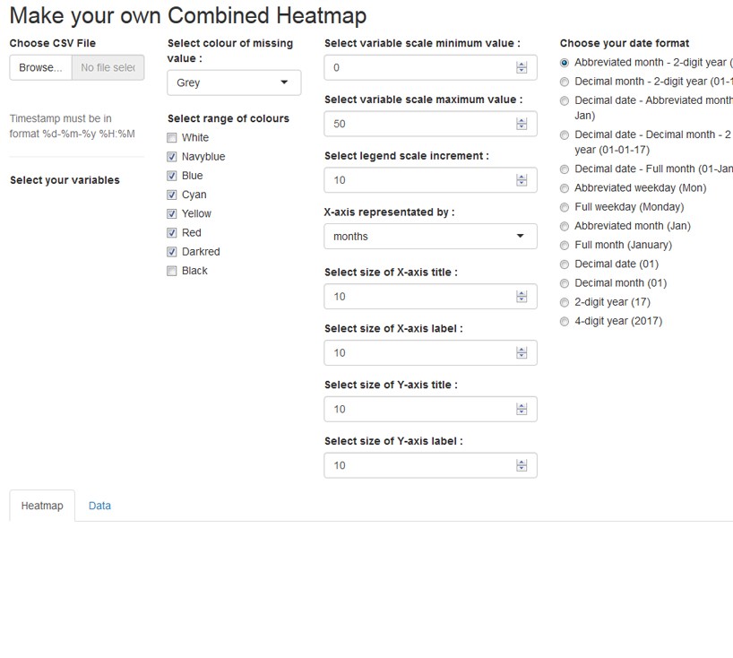 Heat Map Generator Tool - Type 1 (Normal Heat map) - IBPSA-USA