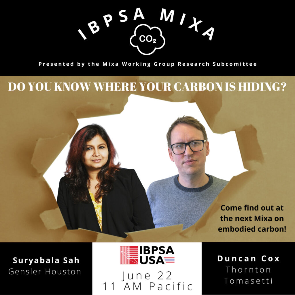 IBPSA Mixa - Do You Know Where Your Carbon is Hiding? - IBPSA-USA