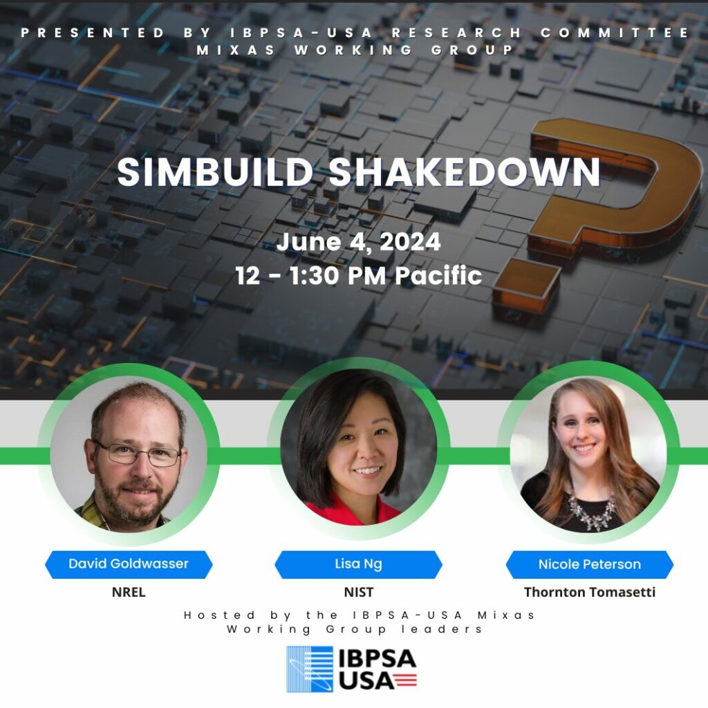 SimBuild Shakedown - IBPSA-USA