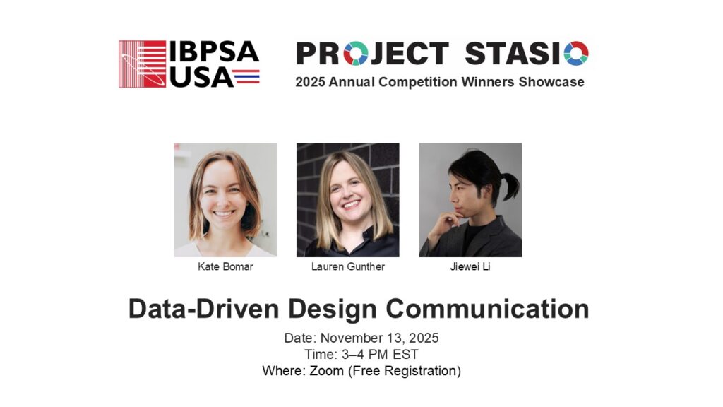 Data-Driven Design Communication - IBPSA-USA